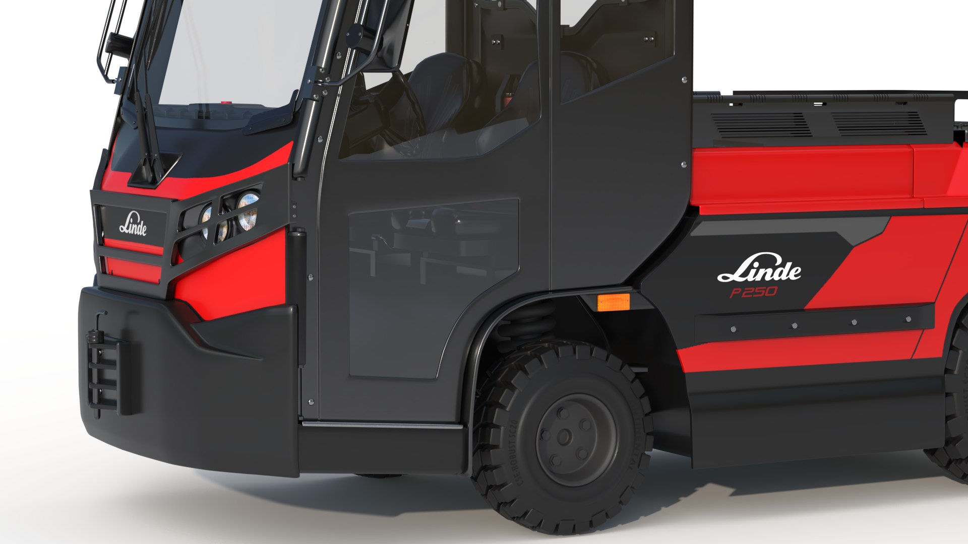 3D Linde Tow Tractor P250 - TurboSquid 2322993