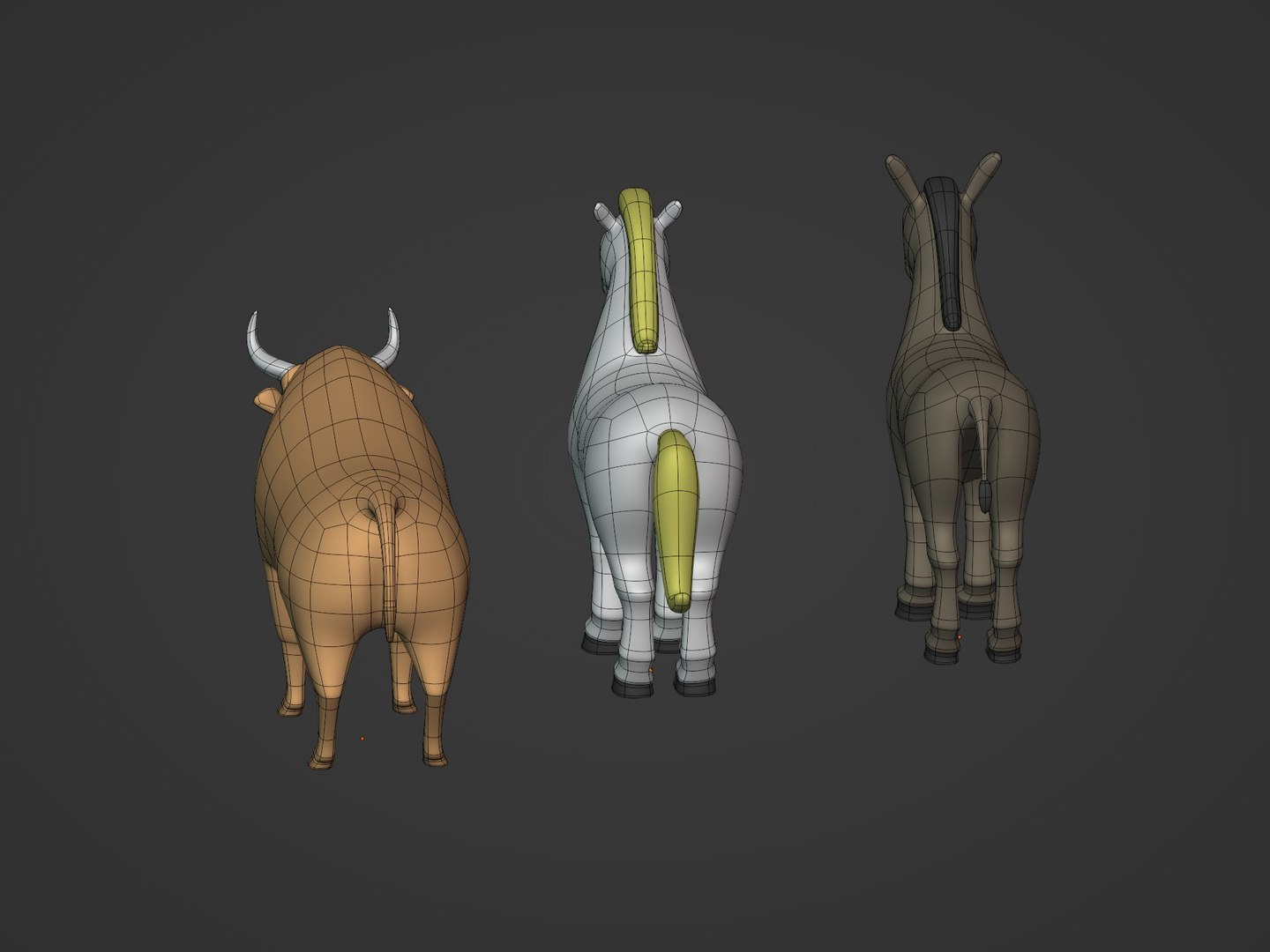 3D Cartoon Animals Pack - TurboSquid 1855548
