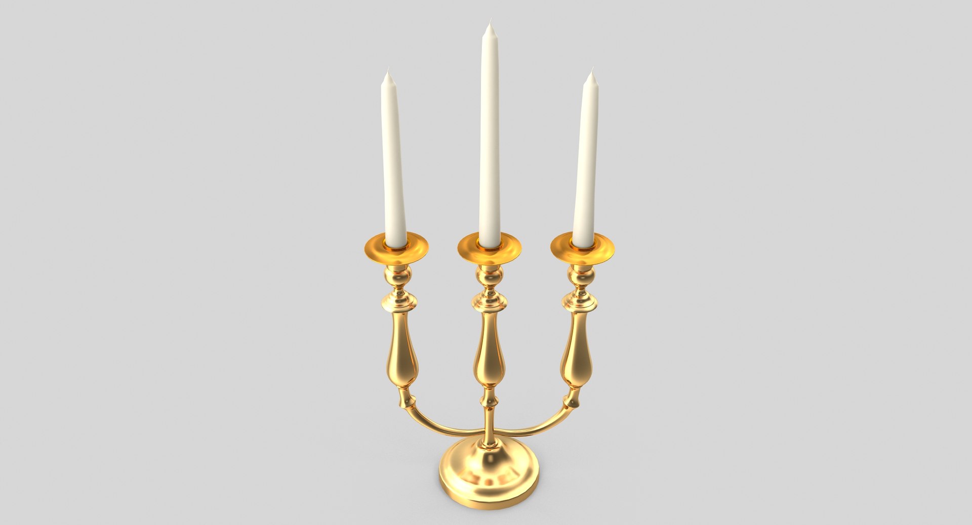 3d Candlestick Candle Model