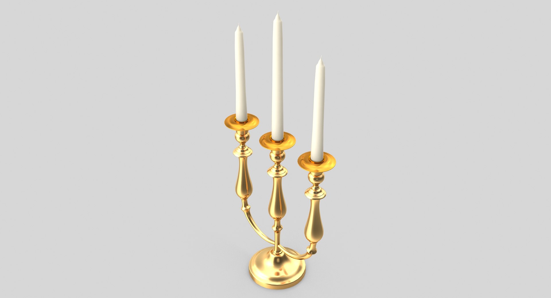 3d Candlestick Candle Model