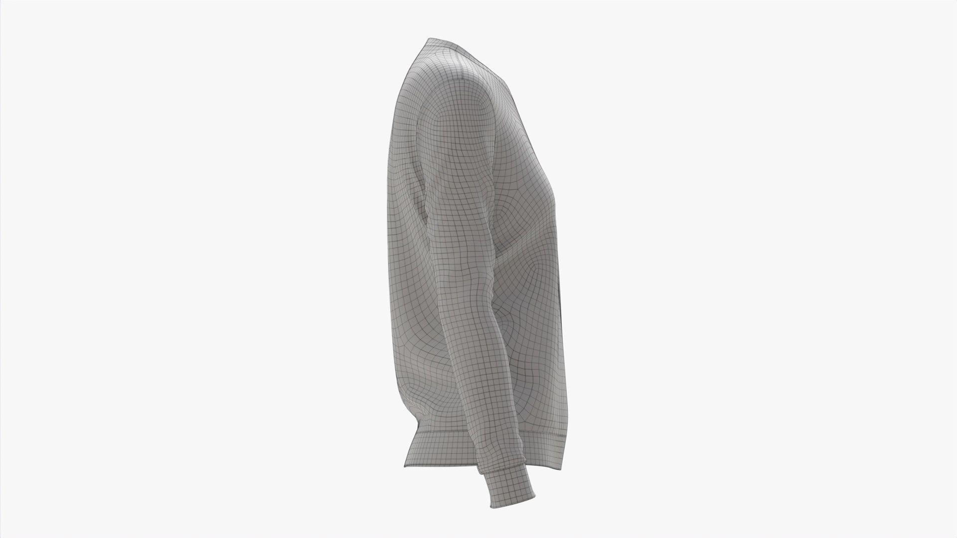 3D Sweatshirt For Women Mockup 02 White Model - TurboSquid 2043884