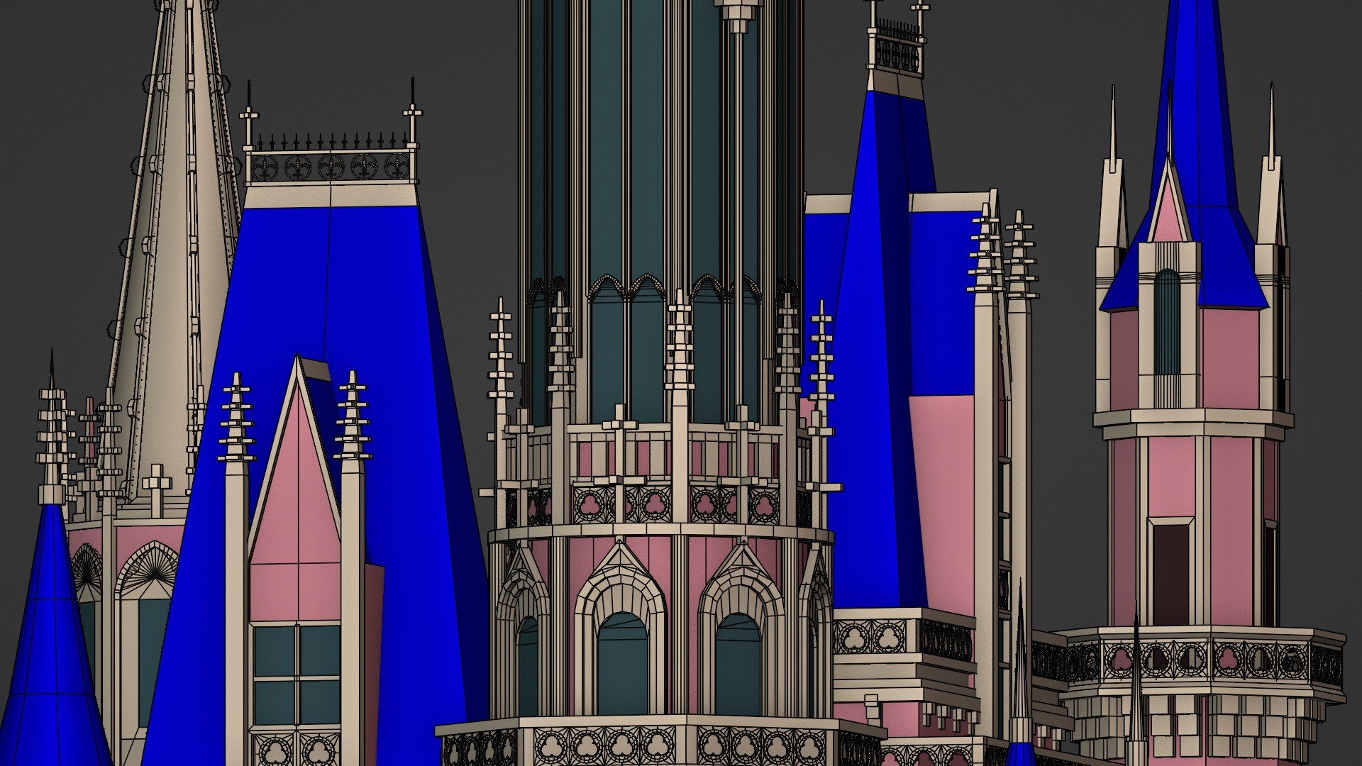 Disneyland Model - TurboSquid 2085212