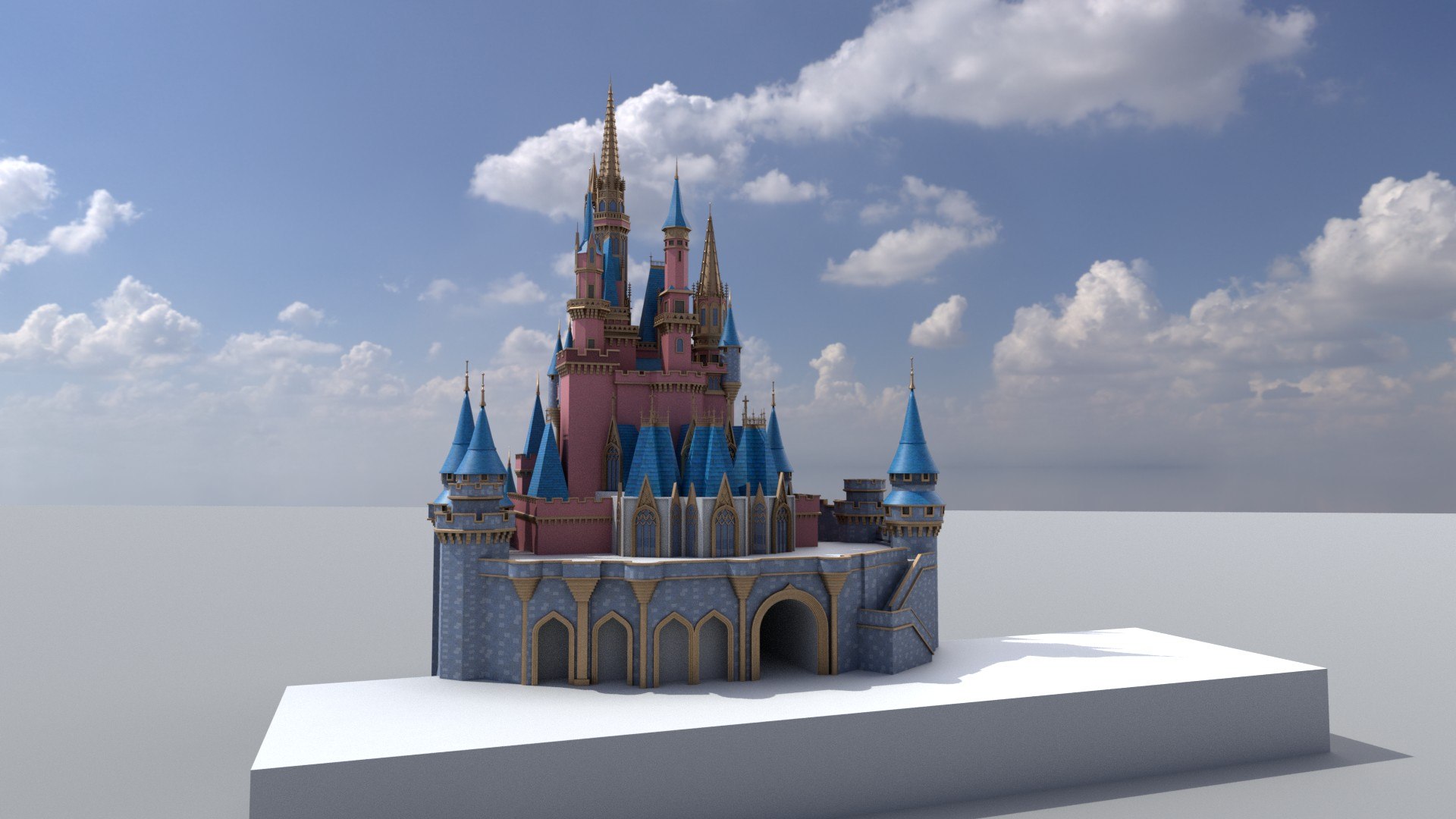 Disneyland Model - TurboSquid 2085212