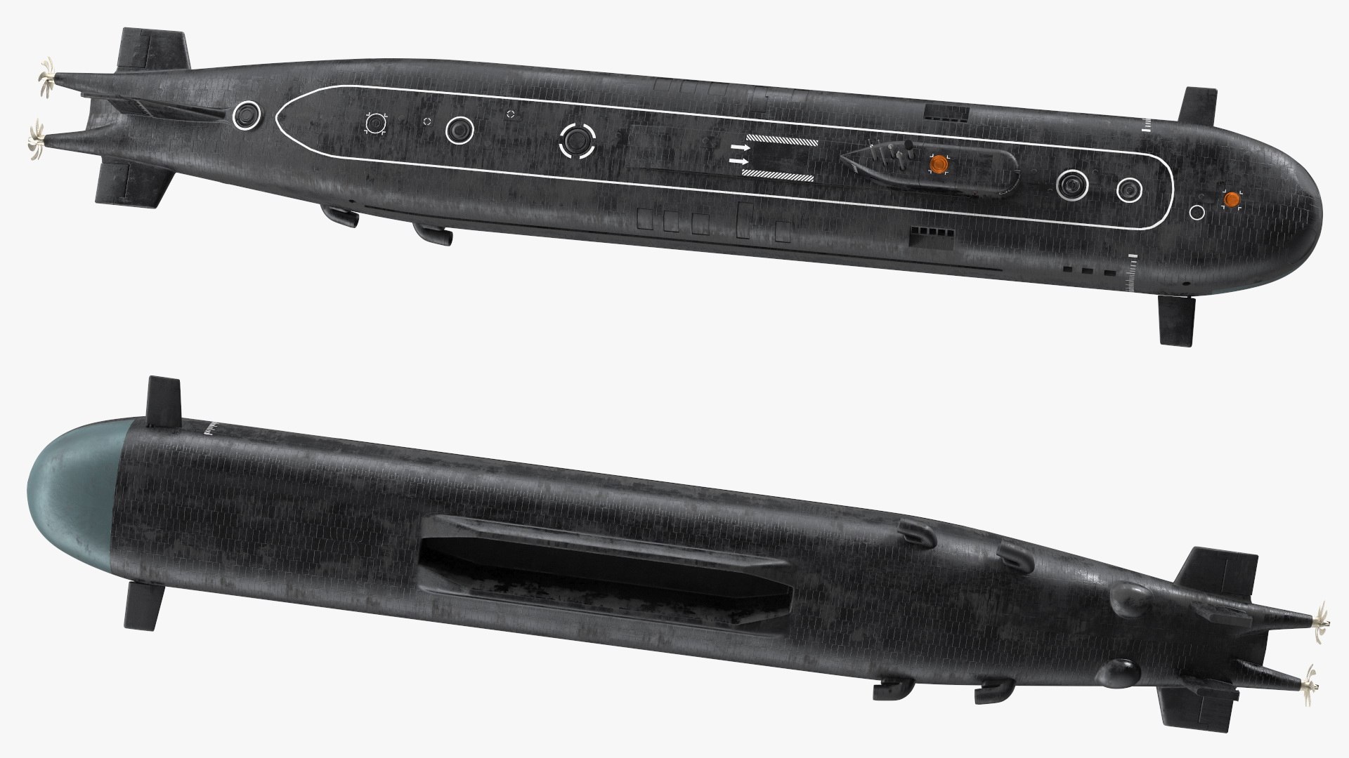 3D model Russian Submarine Belgorod K-329 OSCAR II - TurboSquid 2011425