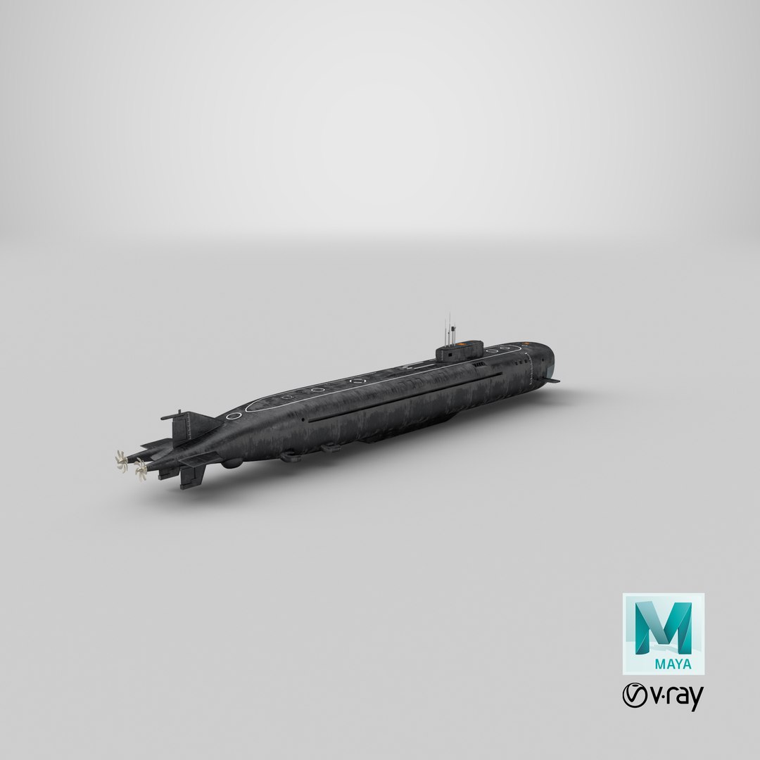 3D Model Russian Submarine Belgorod K-329 OSCAR II - TurboSquid 2011425