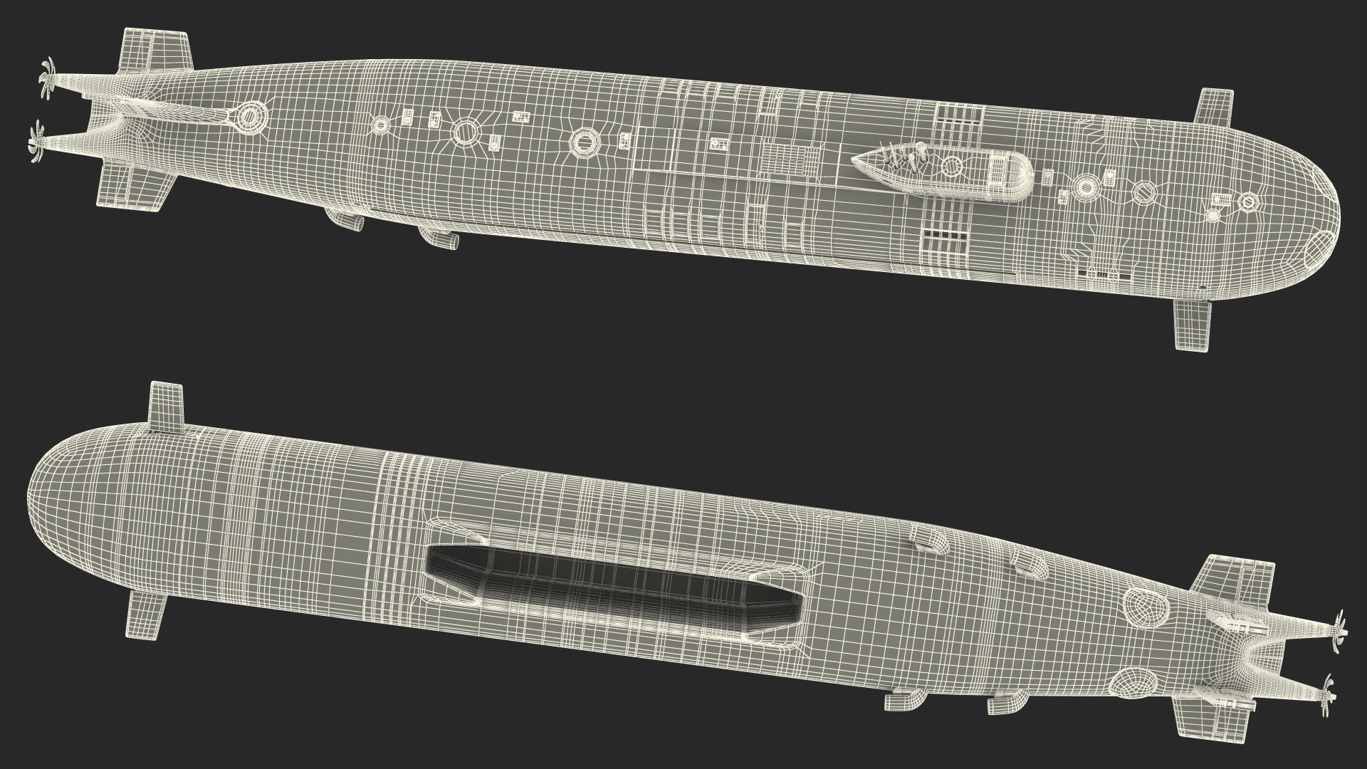 3D Model Russian Submarine Belgorod K-329 OSCAR II - TurboSquid 2011425