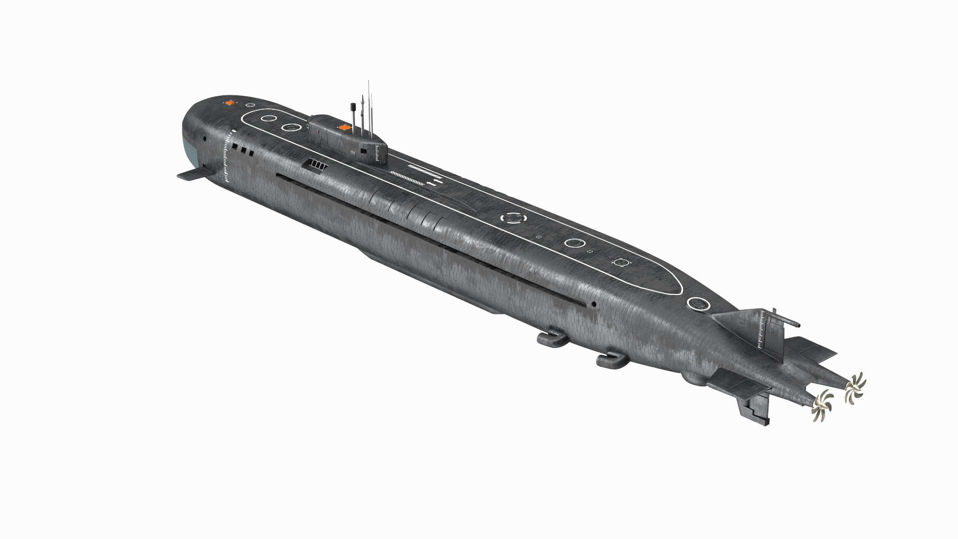 3D Model Russian Submarine Belgorod K-329 OSCAR II - TurboSquid 2011425