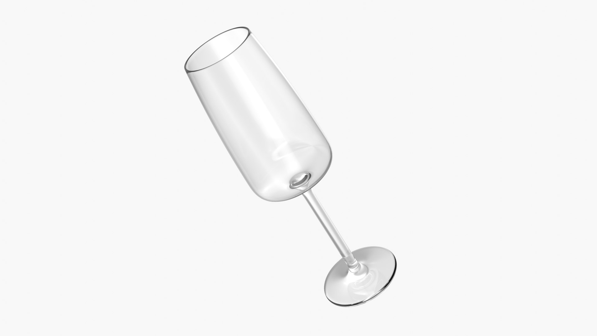 3D Vivid Champagne Flute Glass - TurboSquid 2287026