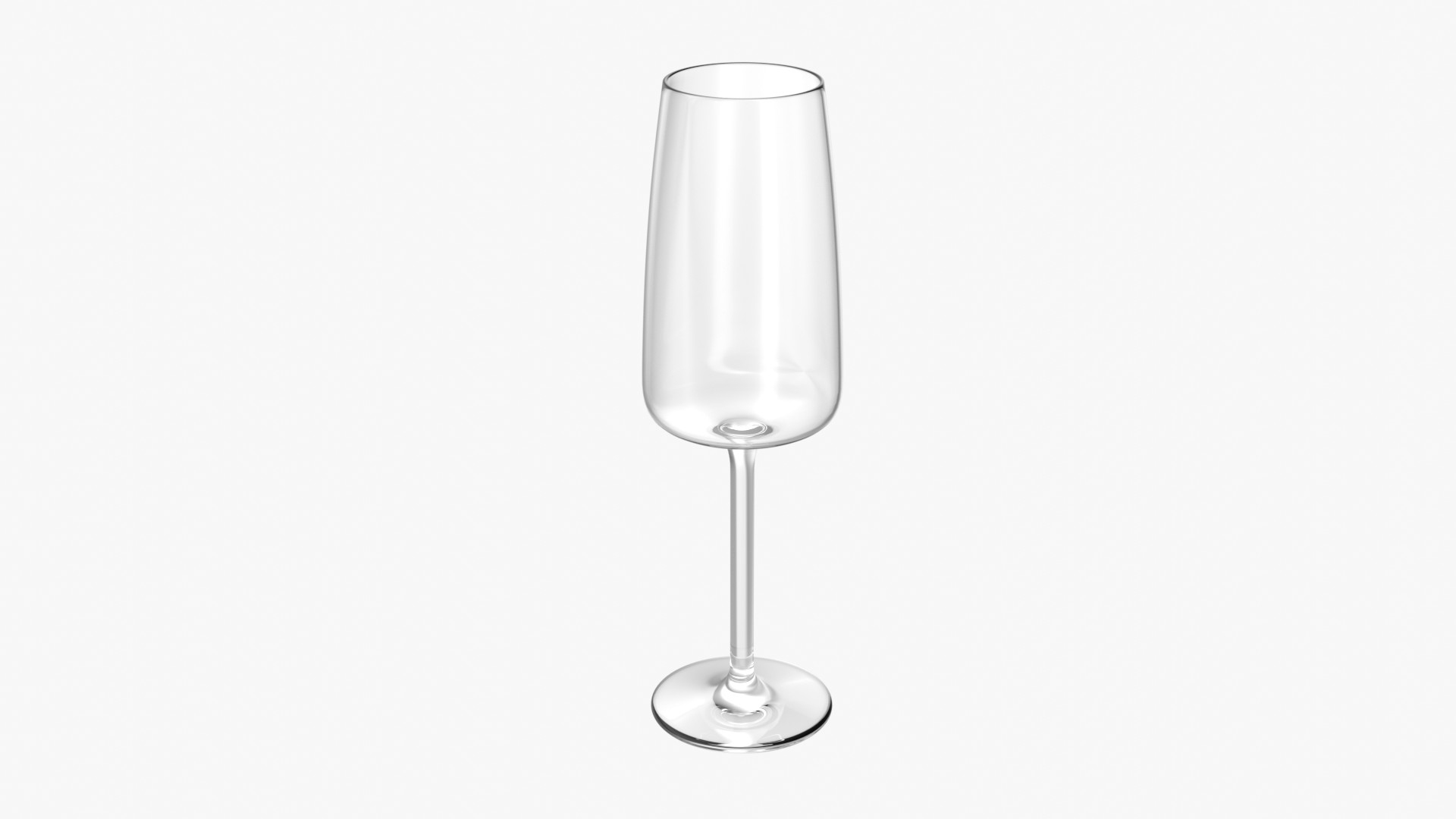 3D Vivid Champagne Flute Glass - TurboSquid 2287026