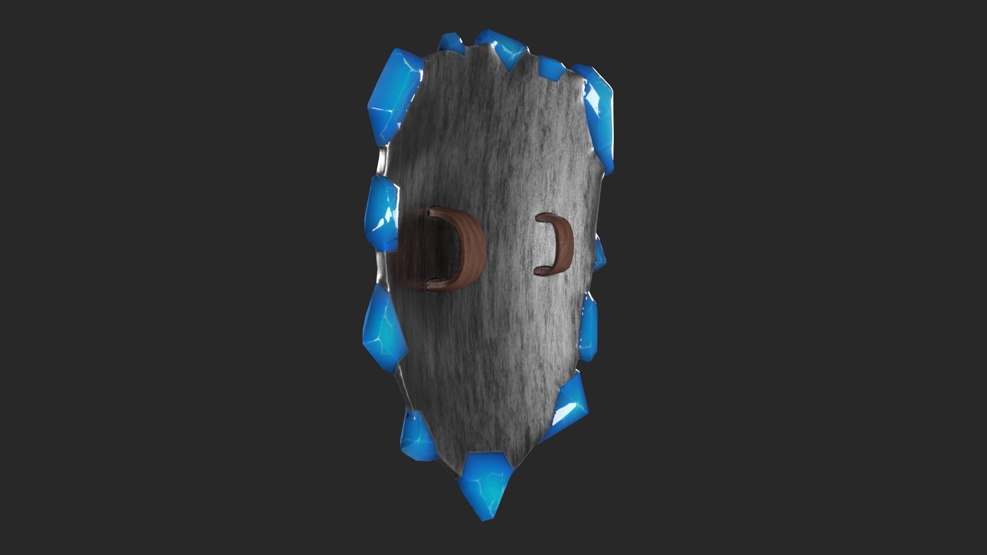 Ice Crystalled Shield Stylized Fantasy Low-Poly PBR 3D - TurboSquid 1787020