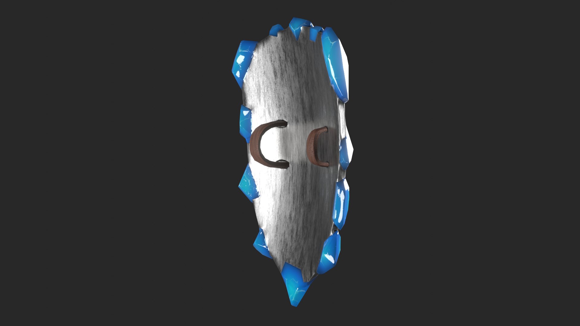 Ice Crystalled Shield Stylized Fantasy Low-Poly PBR 3D - TurboSquid 1787020