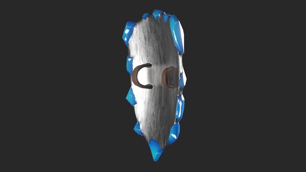 Ice Crystalled Shield Stylized Fantasy Low-Poly PBR 3D - TurboSquid 1787020