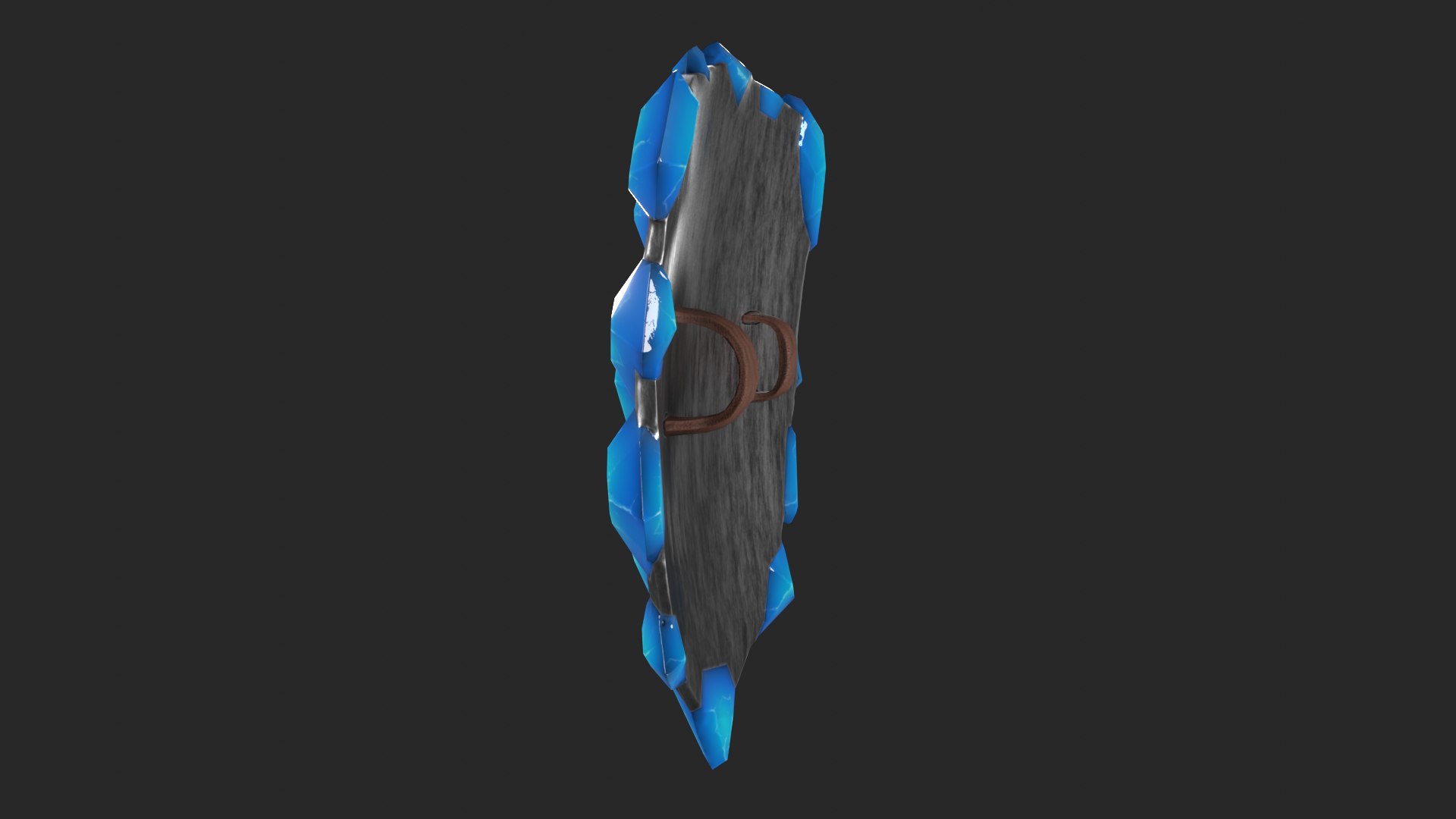 Ice Crystalled Shield Stylized Fantasy Low-Poly PBR 3D - TurboSquid 1787020