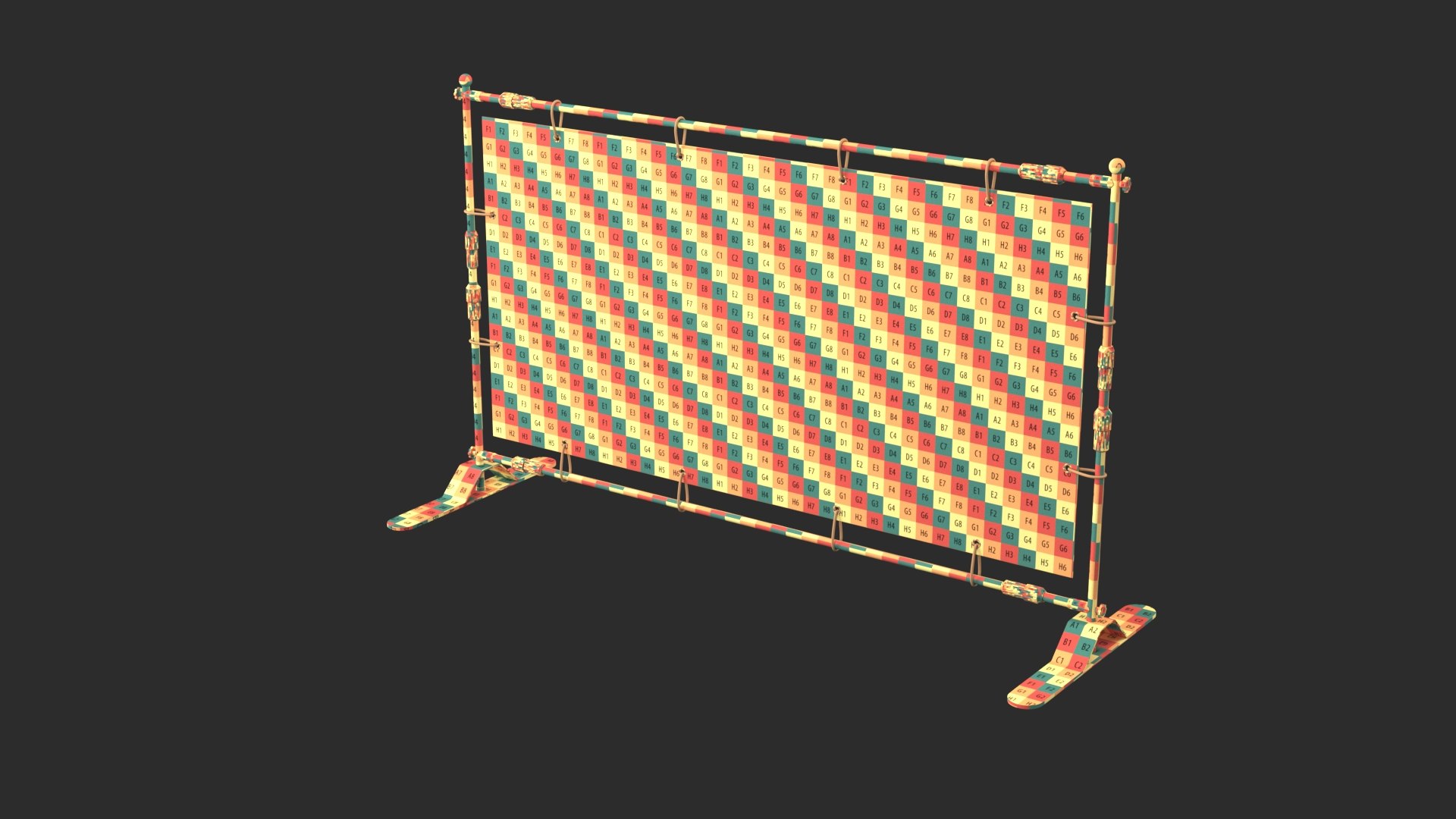 3D Advertising Banner 170x110cm Model - TurboSquid 2009872