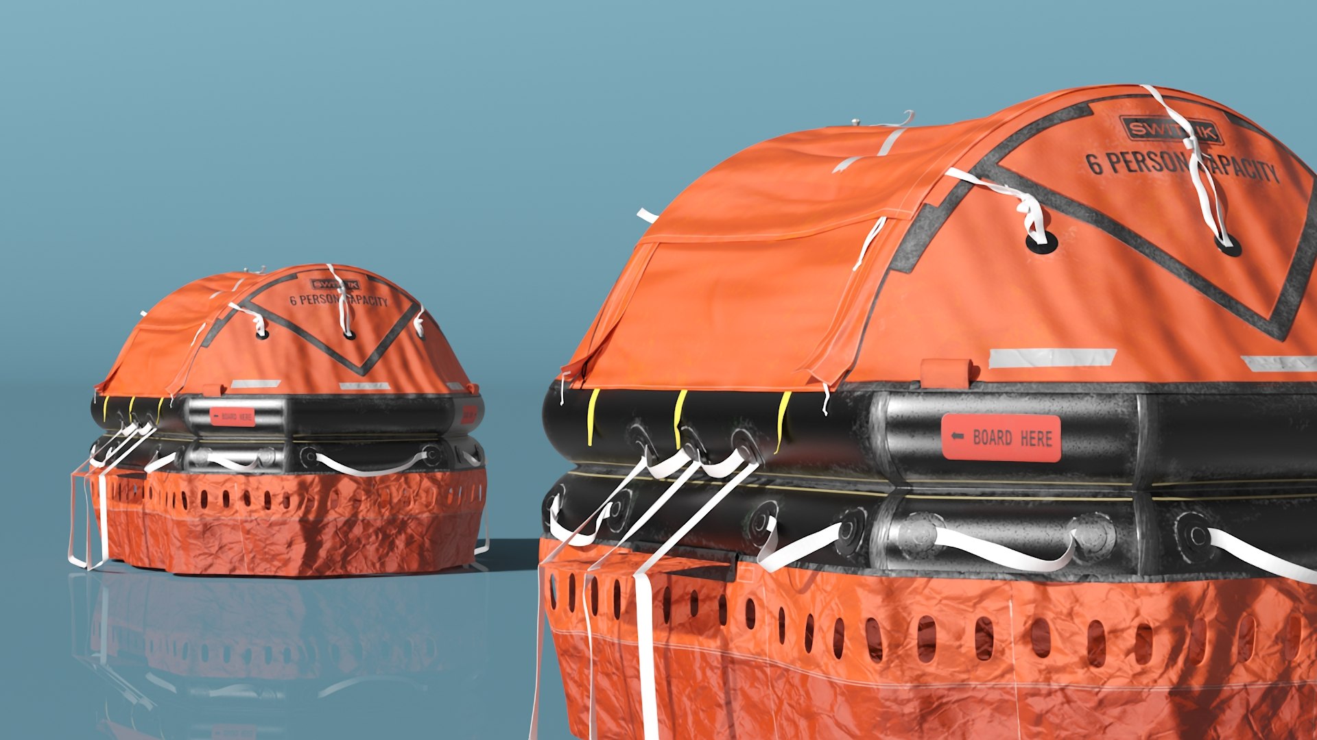Transoceanic Life Raft 3D Model - TurboSquid 2320888