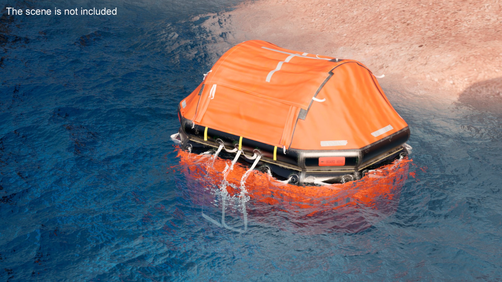 Transoceanic Life Raft 3D Model - TurboSquid 2320888