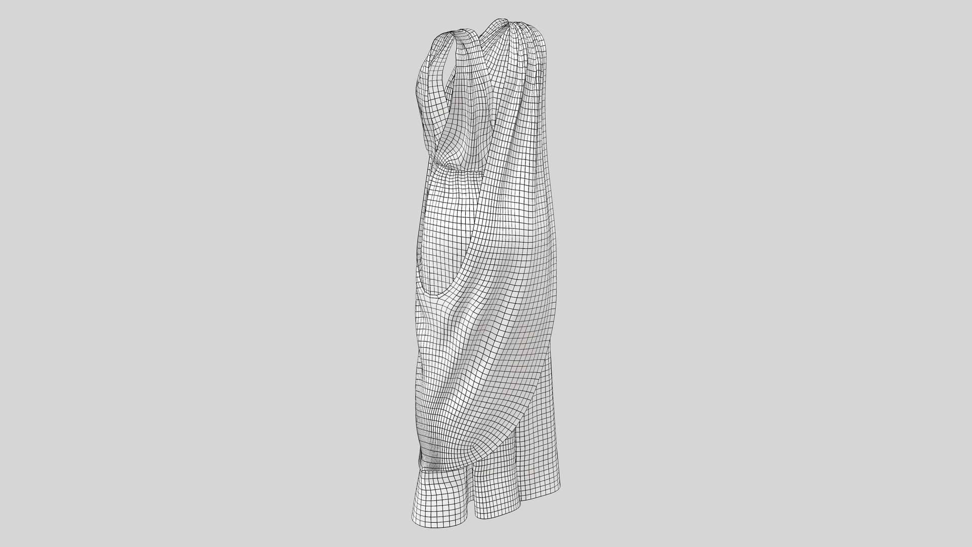 Women Modern Toga 3D Model - TurboSquid 2072471