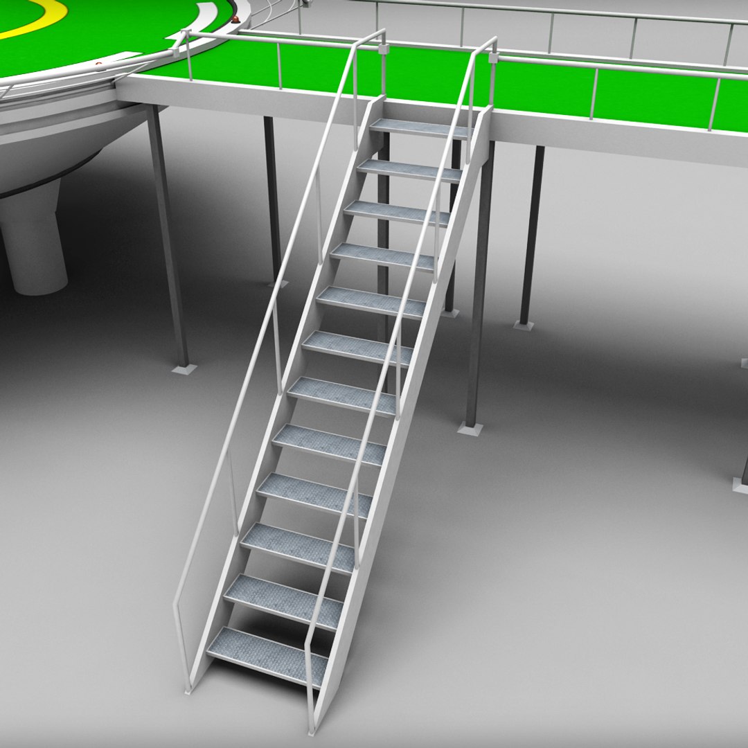 3d Helicopter Pad Model