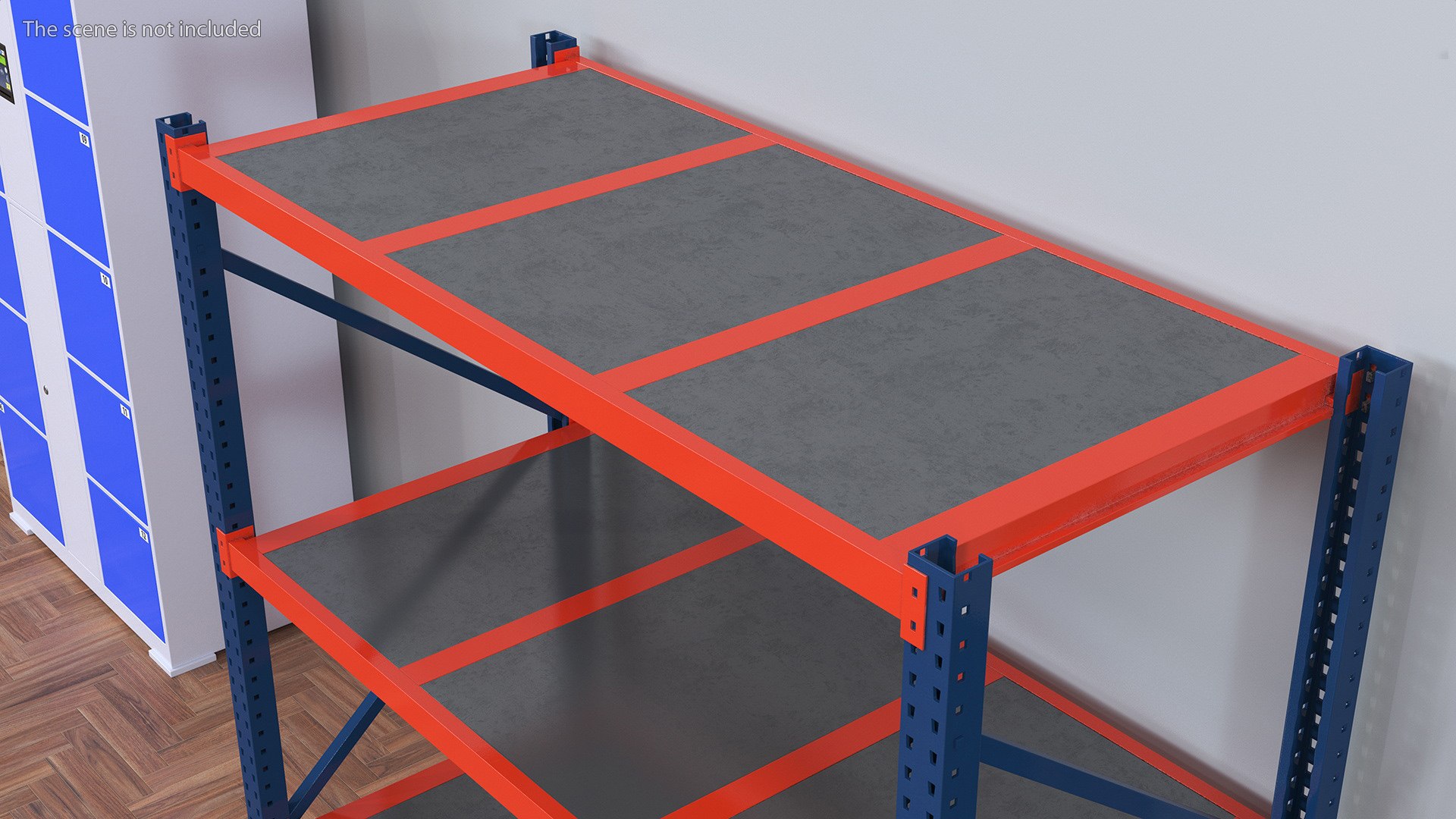 3D Mild Steel Industrial Storage Rack Model - TurboSquid 2144089