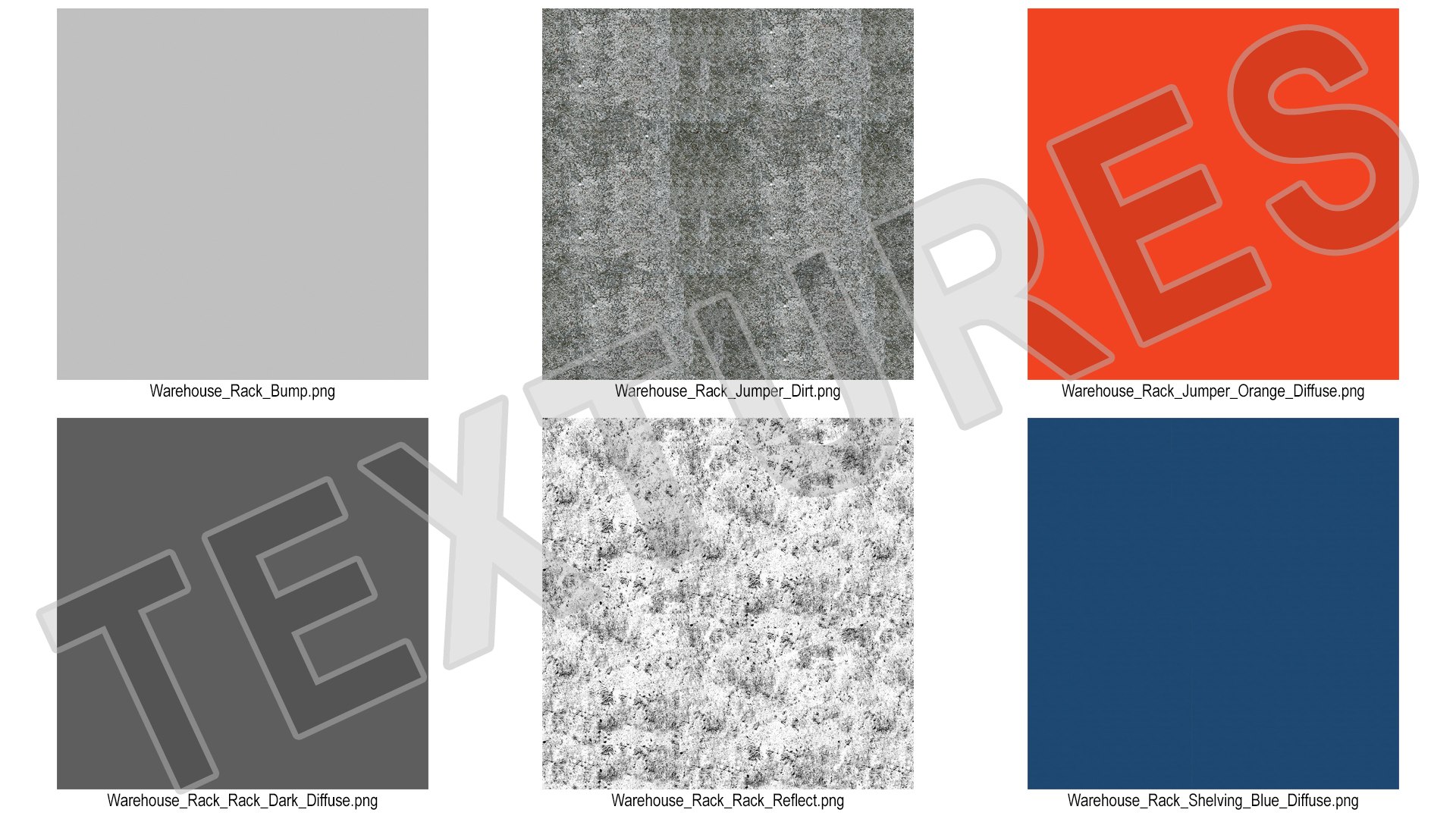 3D Mild Steel Industrial Storage Rack model - TurboSquid 2144089