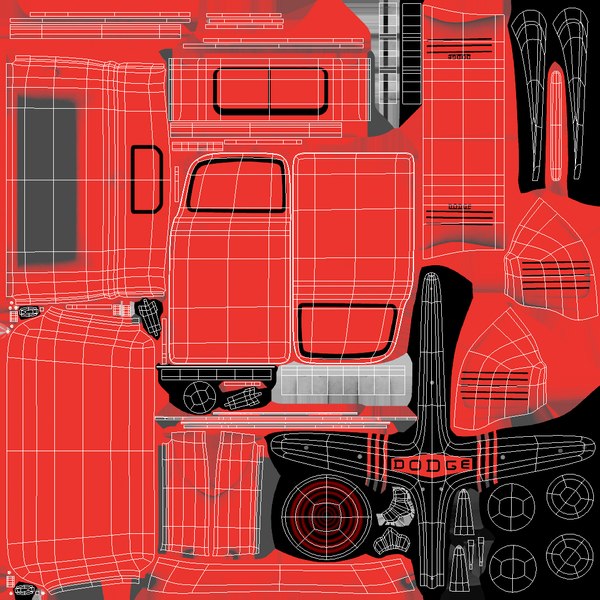 3D 1947 dodge pickup - TurboSquid 1486164