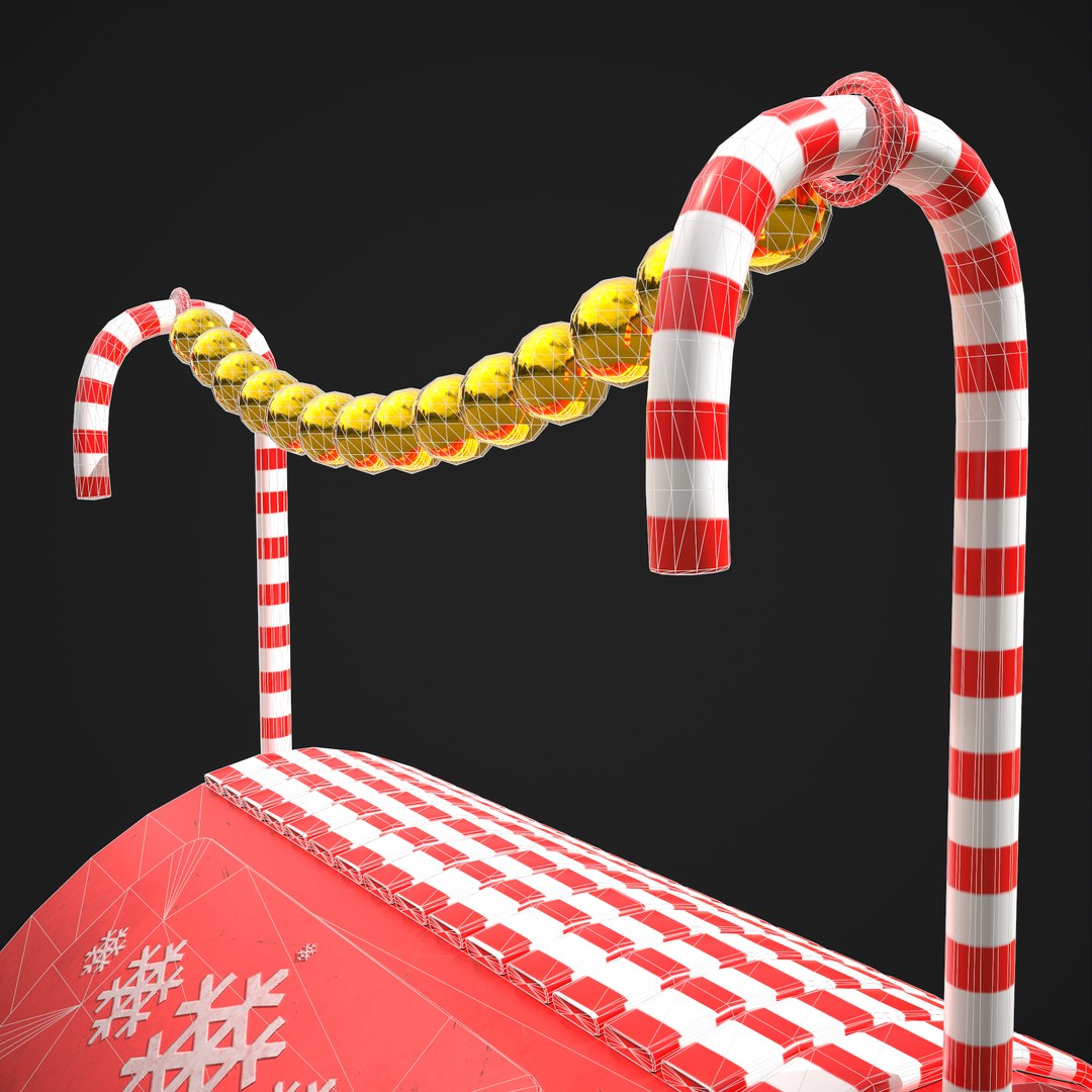 Festive Holiday Drop Box 3D Model - TurboSquid 1817667