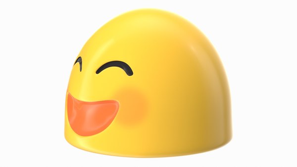 Smiling Face Android Emoji model - TurboSquid 1823738