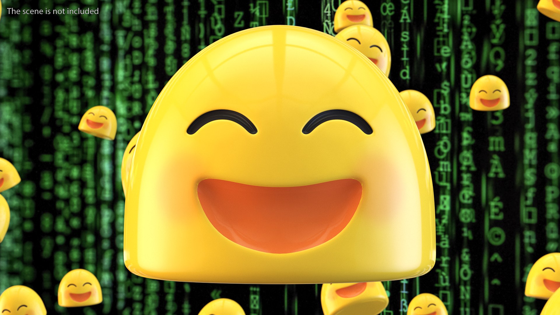 Smiling Face Android Emoji Model - TurboSquid 1823738