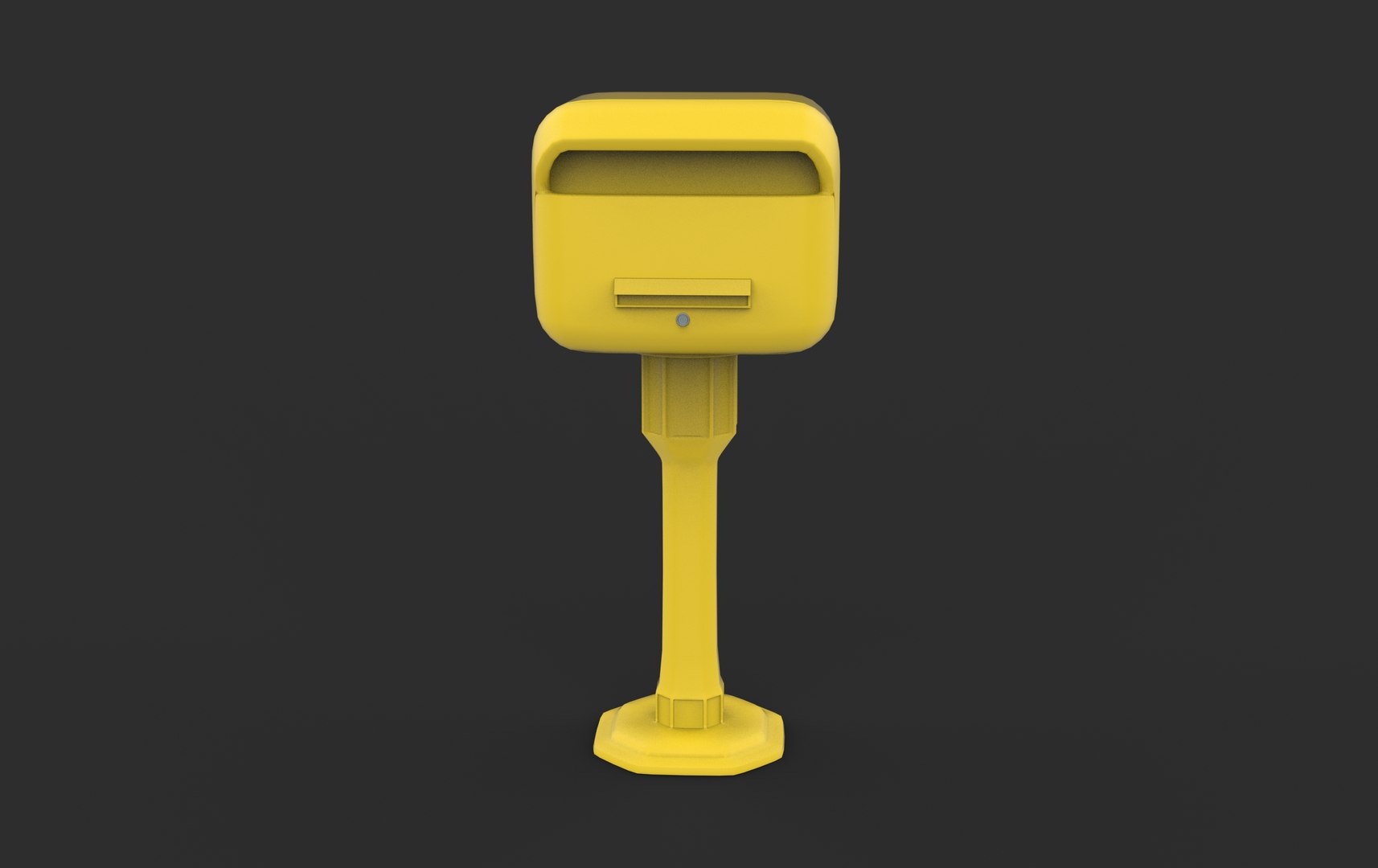 3D Model Metal Mailbox 3D Model - TurboSquid 2345281