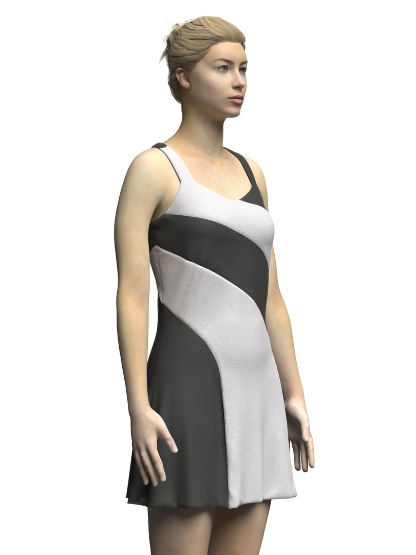 Gym Dress 3D model - TurboSquid 2154041