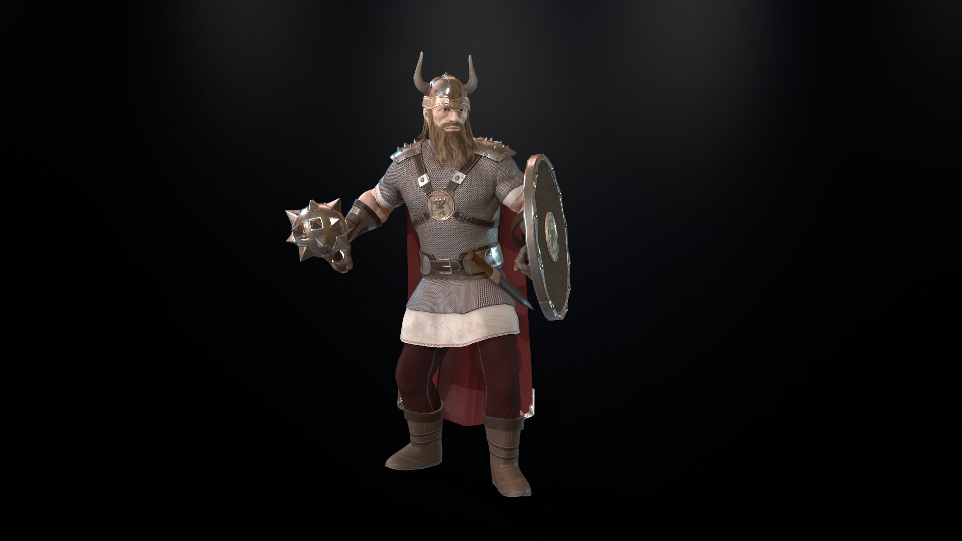 3D Model Old Warrior 3D - TurboSquid 1912989