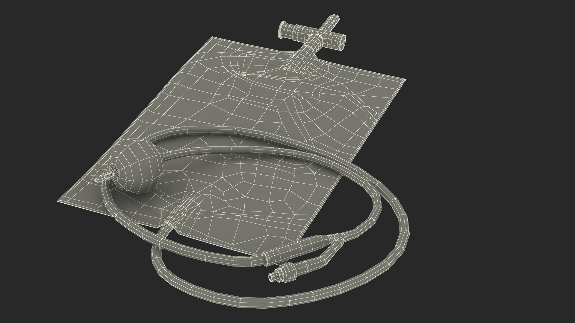 Silicone Coated Idealcare Foley Catheter 3D Model - TurboSquid 2097779