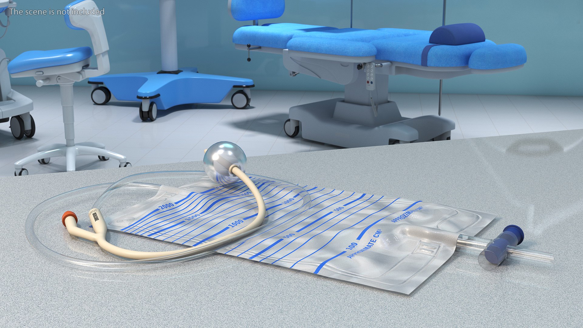 Silicone Coated Idealcare Foley Catheter 3D Model - TurboSquid 2097779