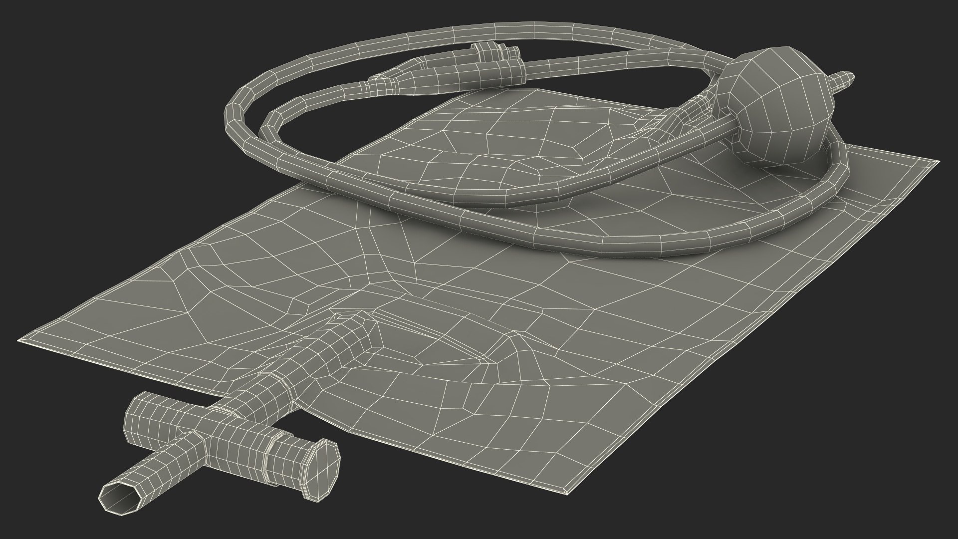 Silicone Coated Idealcare Foley Catheter 3D Model - TurboSquid 2097779
