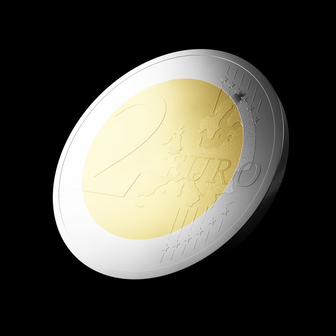 Euro Coins Full Pack 3D Model - TurboSquid 1791102