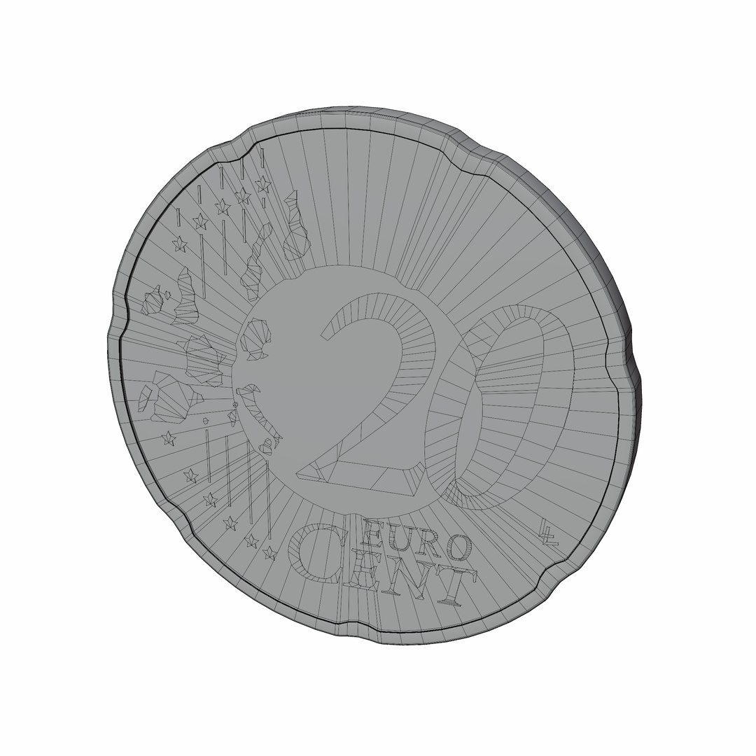 Euro Coins Full Pack 3D Model - TurboSquid 1791102