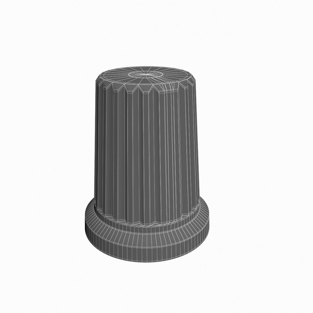 3D knob cap button v2 model - TurboSquid 1205158
