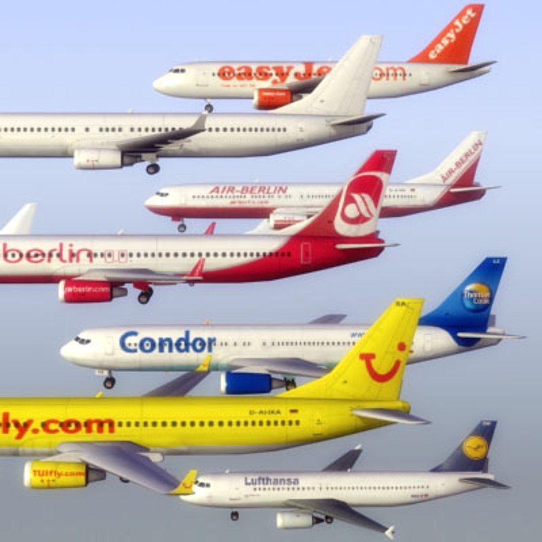 Commercial Aircraft 3d Model