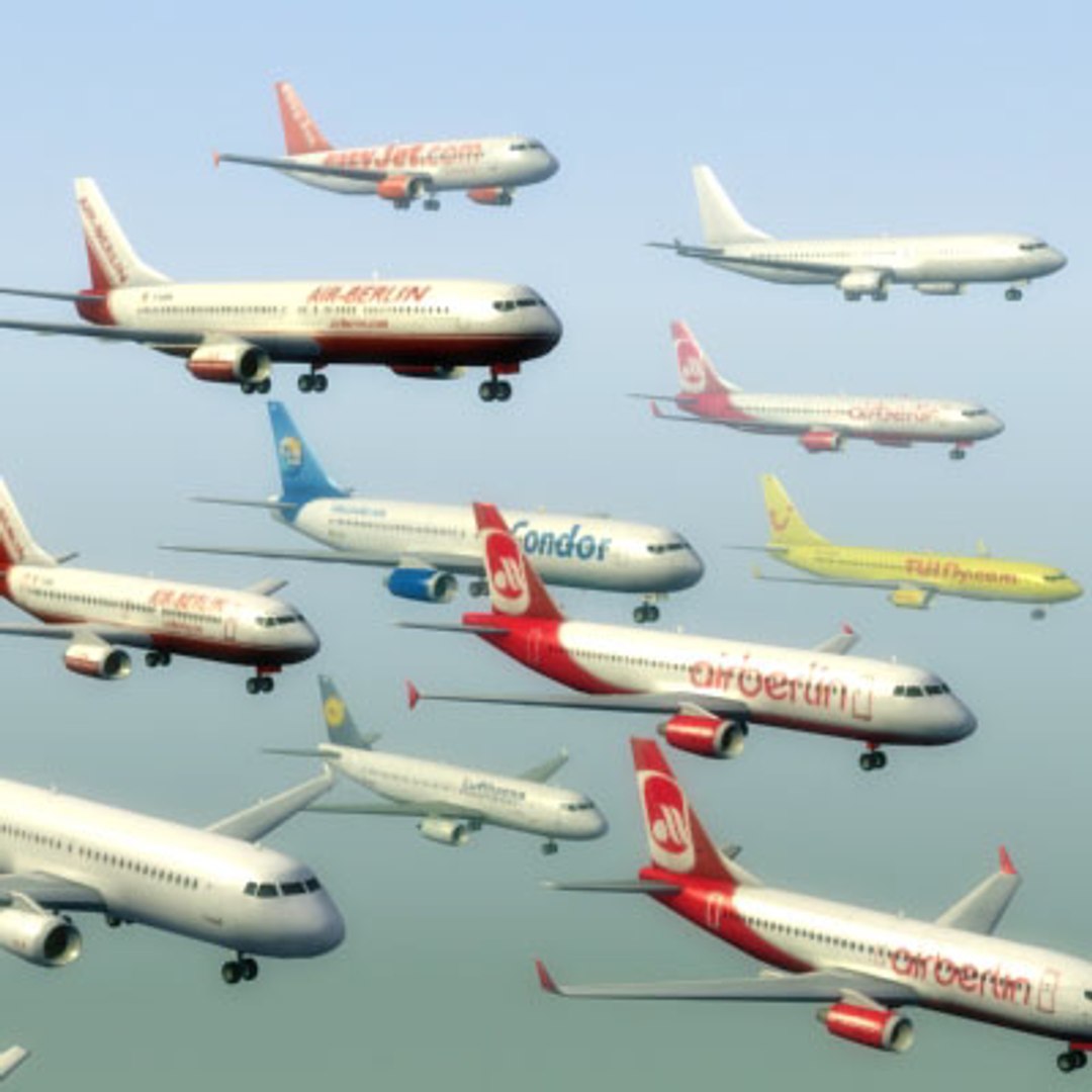 Commercial Aircraft 3d Model