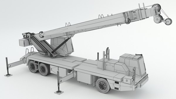 Mobile Telescopic Crane model - TurboSquid 1747292