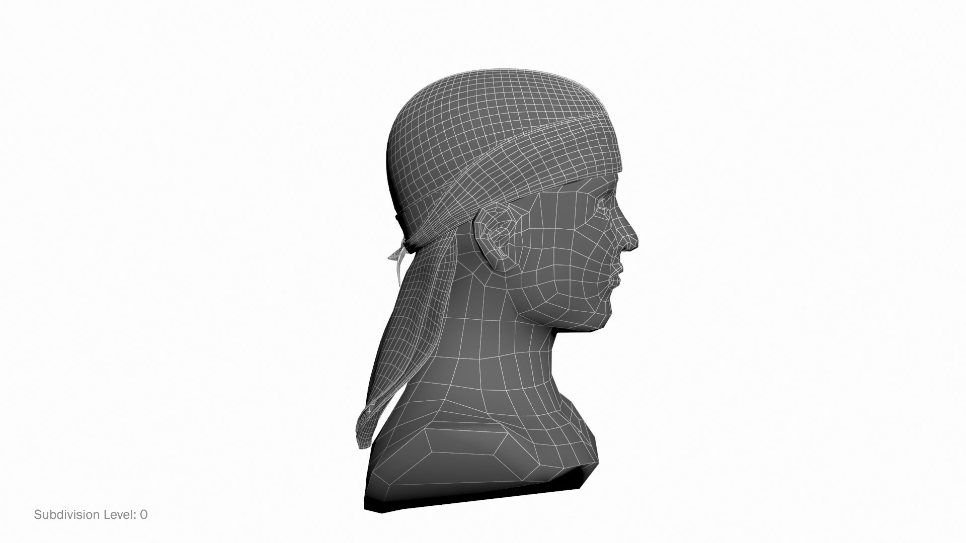 3D Durag Scarf Model - TurboSquid 1457591