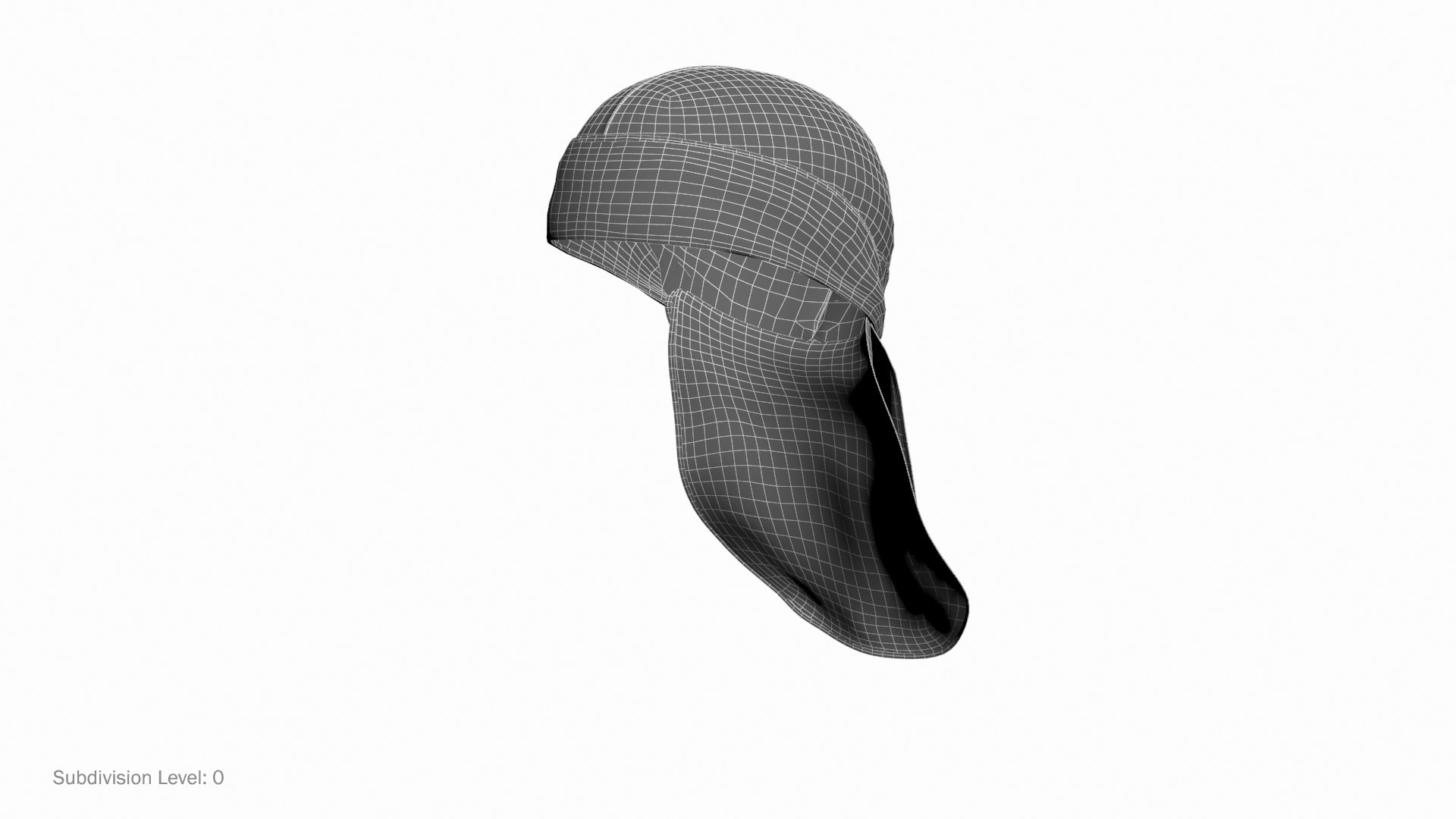 3D Durag Scarf Model - TurboSquid 1457591