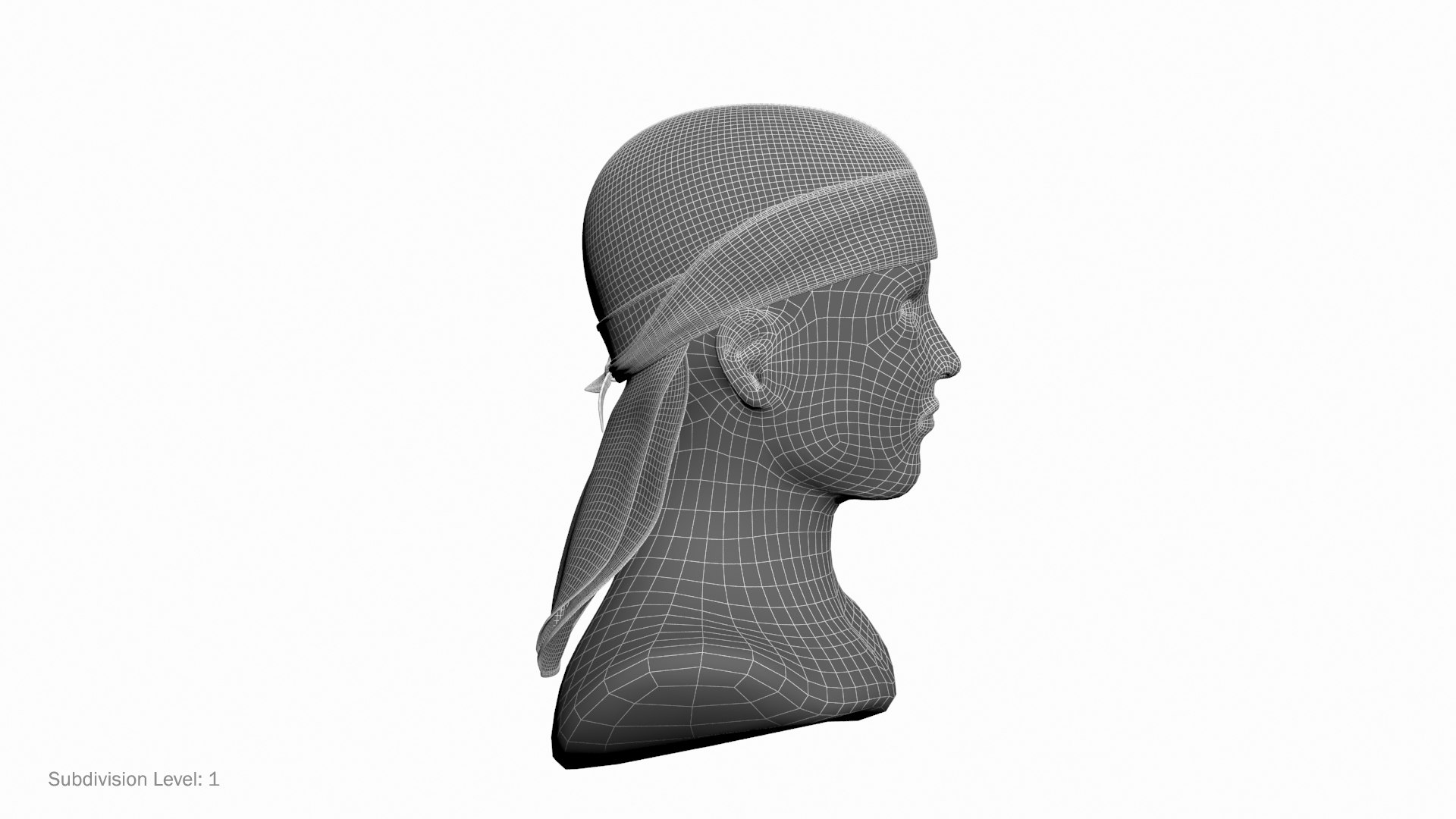 3D Durag Scarf Model - TurboSquid 1457591