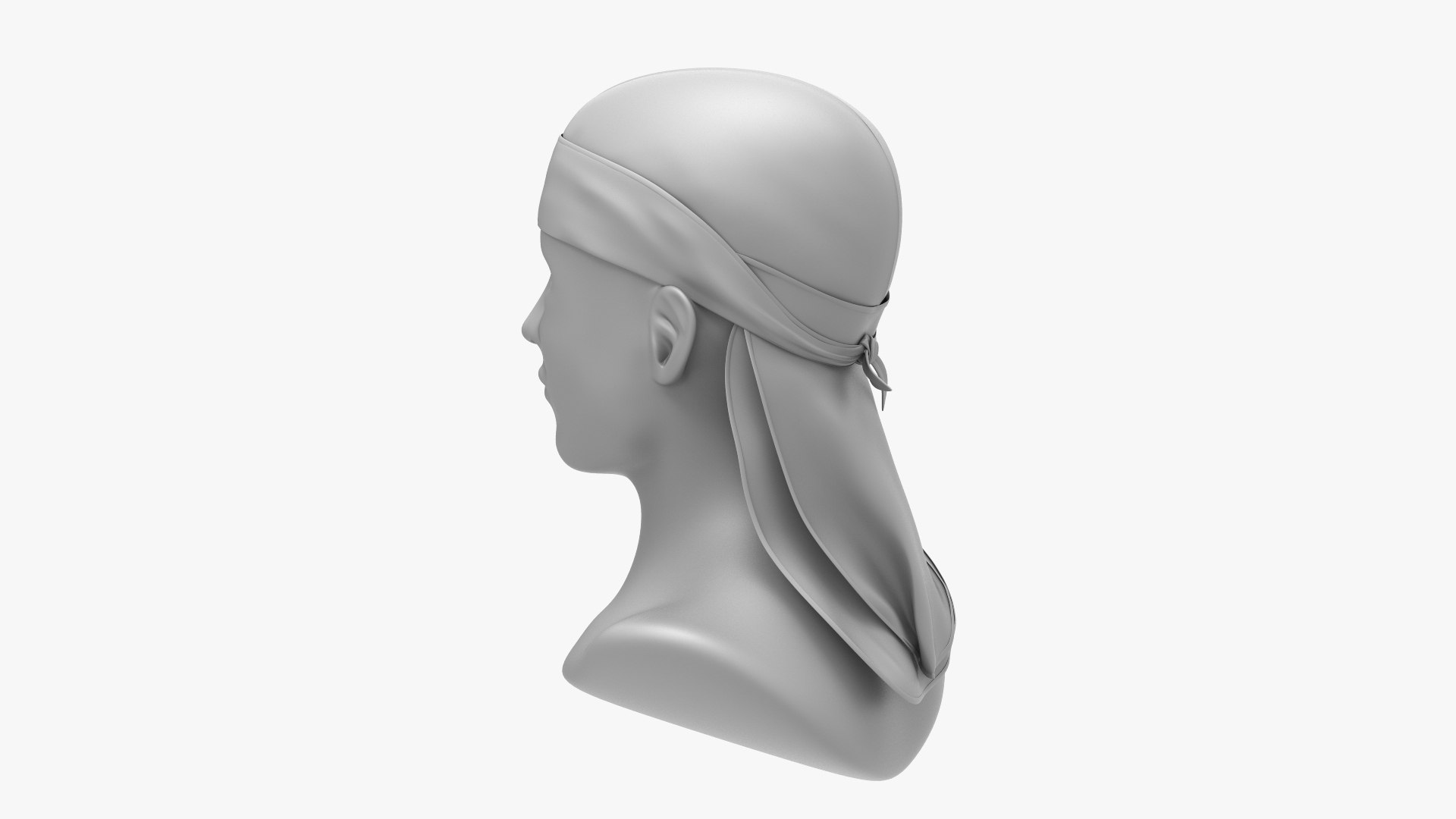 3D Durag Scarf Model - TurboSquid 1457591