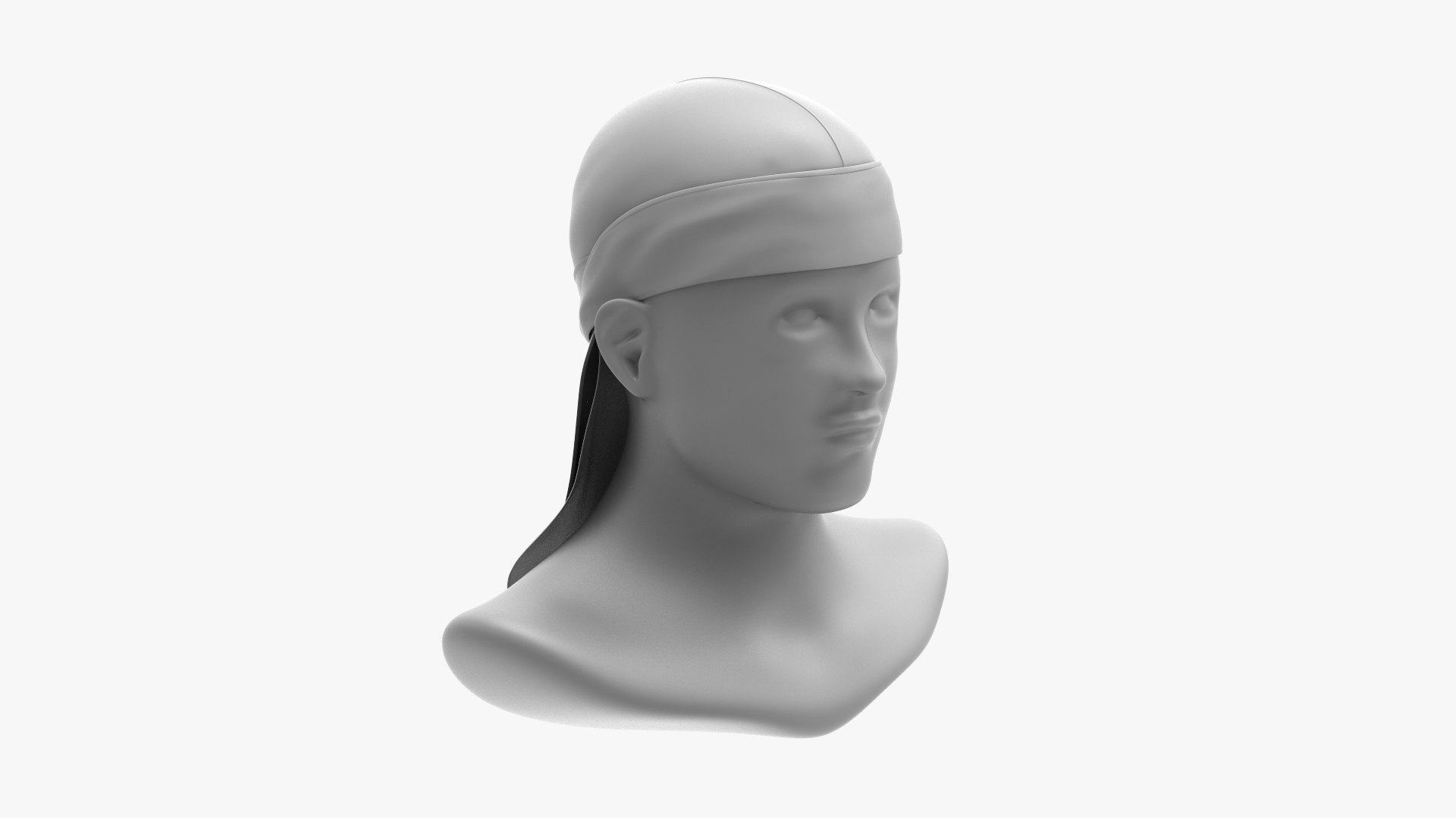 3D Durag Scarf Model - TurboSquid 1457591