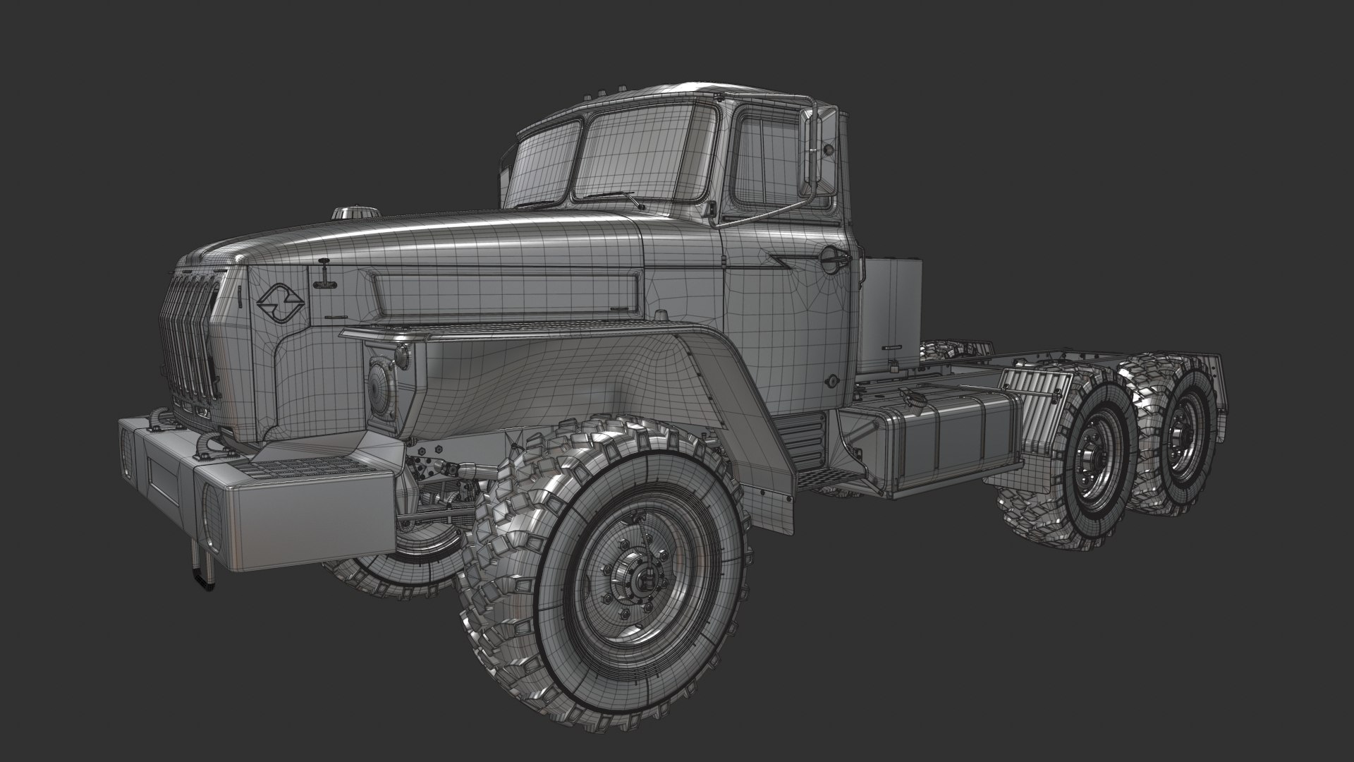 URAL 44202 3D Model - TurboSquid 2299736