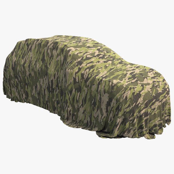 Car Cover SUV 03 Camo PBR model - TurboSquid 2044560
