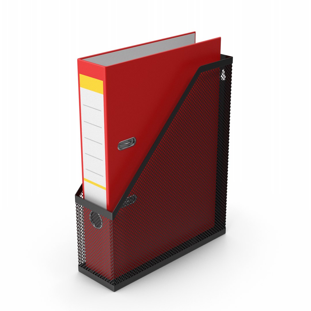 3D Model File Holder And Document Storage Binder - TurboSquid 2179823