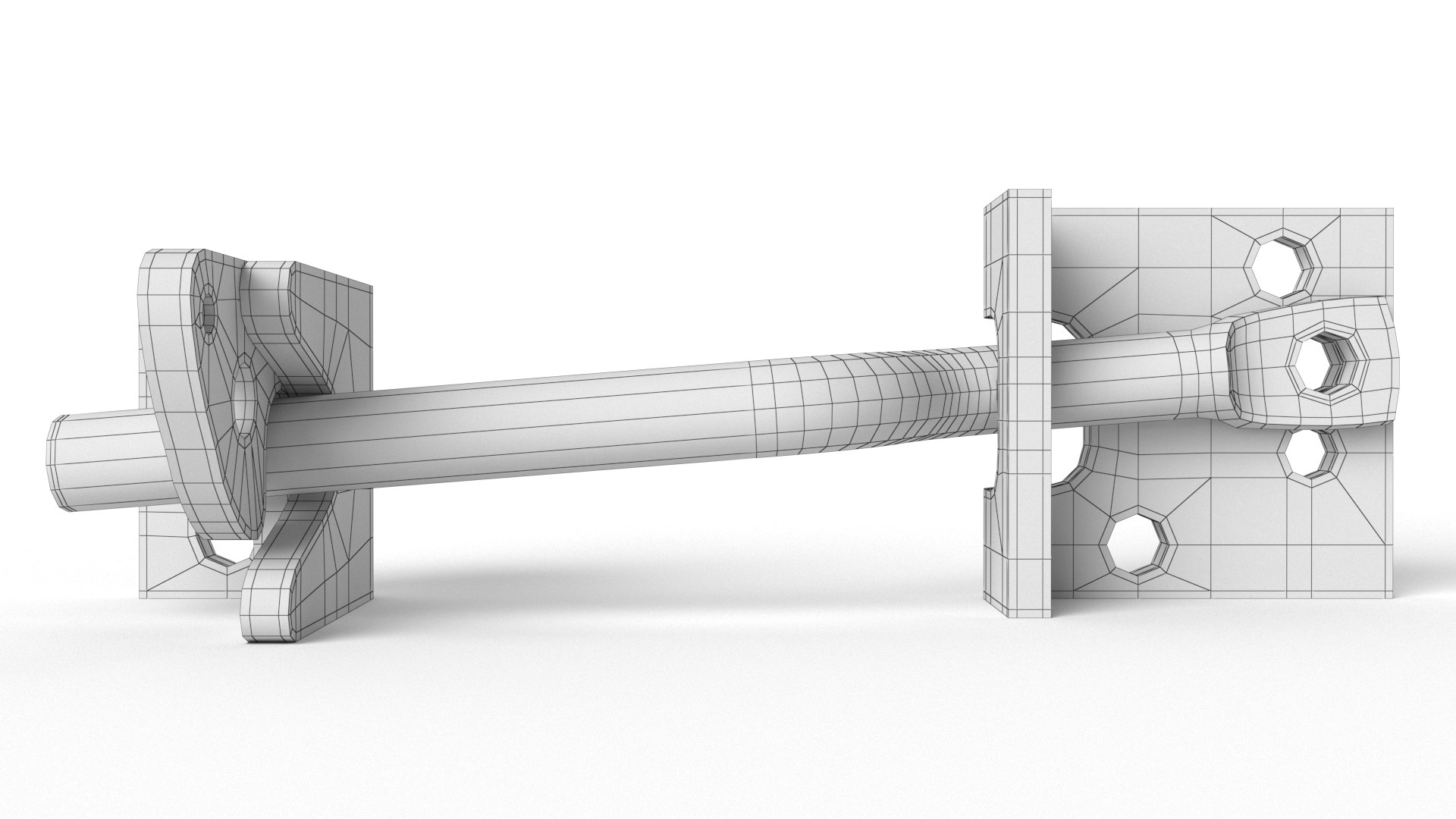 3D Heavy Duty Gate Latch Model - TurboSquid 1965560