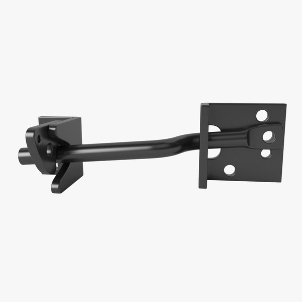3D Heavy Duty Gate Latch model - TurboSquid 1965560